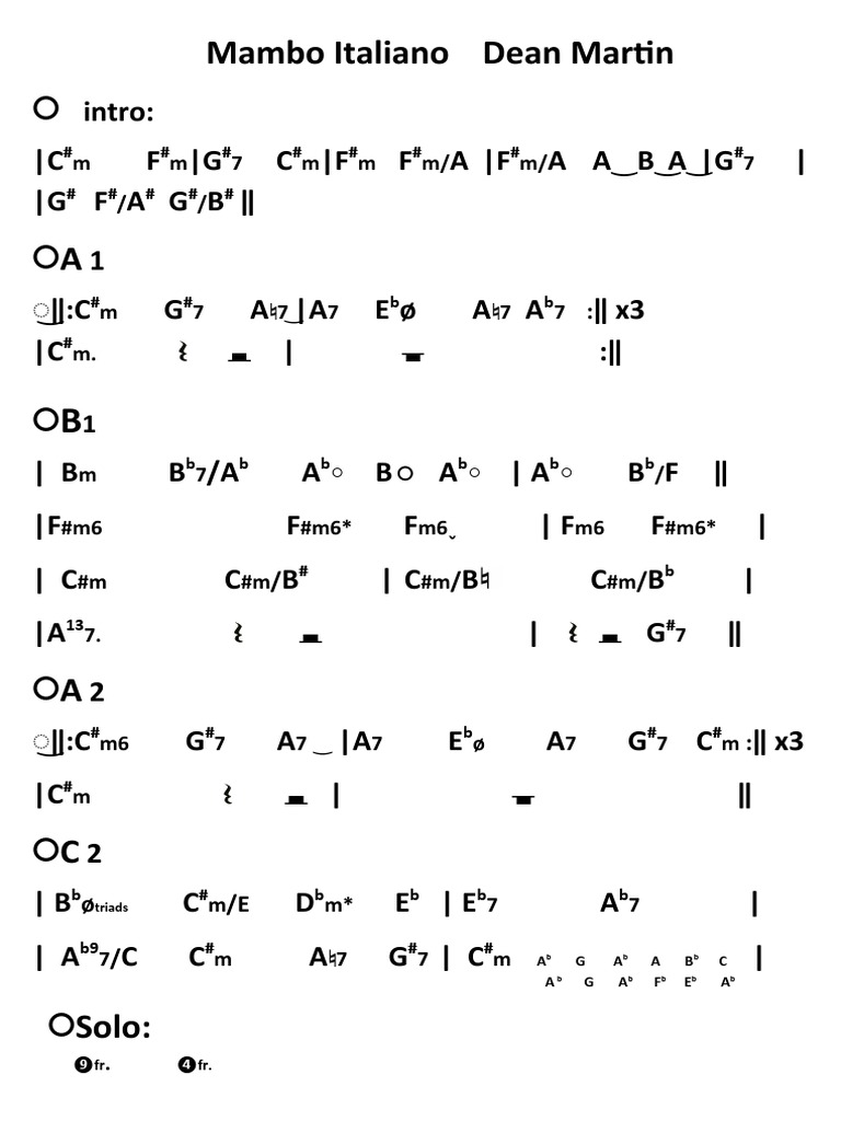 Mambo Italiano MAIN | PDF