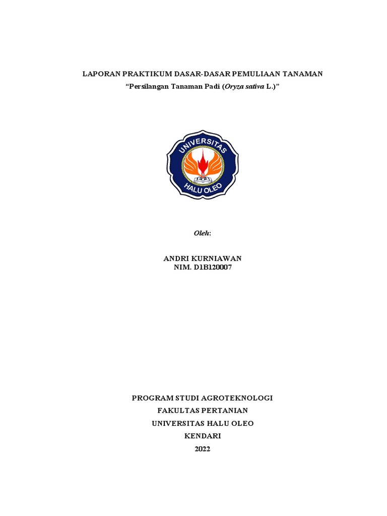 Praktikum Persilangan Tanaman Padi | PDF | Teknologi & Rekayasa
