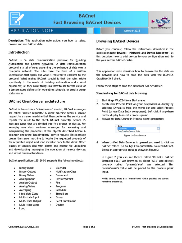BACnet - Fast Browsing BACnet Devices | PDF | Client–Server Model ...