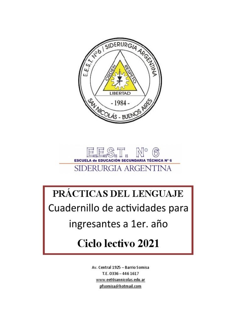 Cuadernillo de Lenguaje 1er Año 2021 | PDF | Dinosaurios