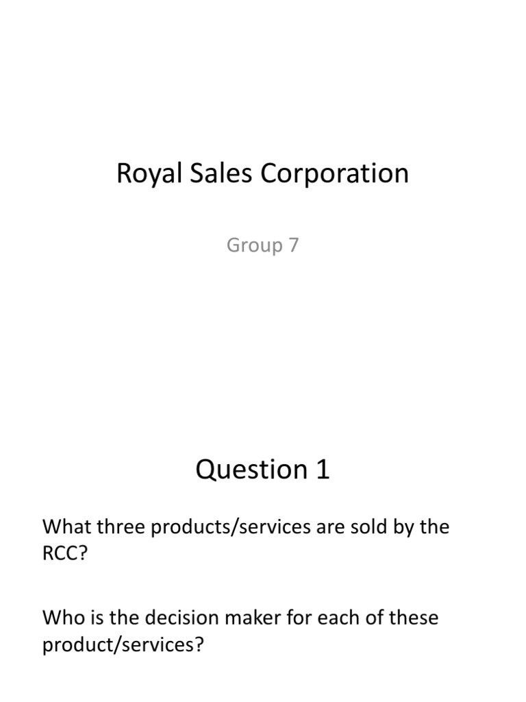 Royal Sales Corporation