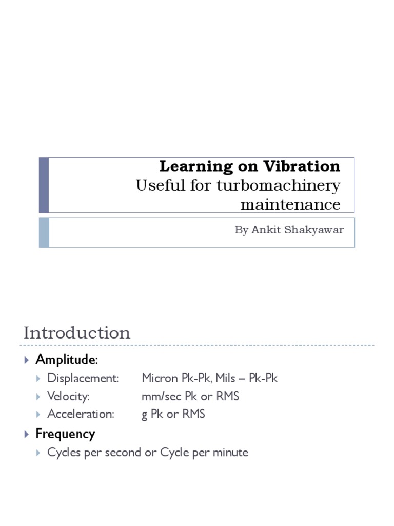 Learning On Vibration | PDF | Friction | Physical Quantities