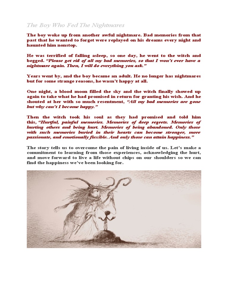 The Boy Who Fed The Nightmares | PDF