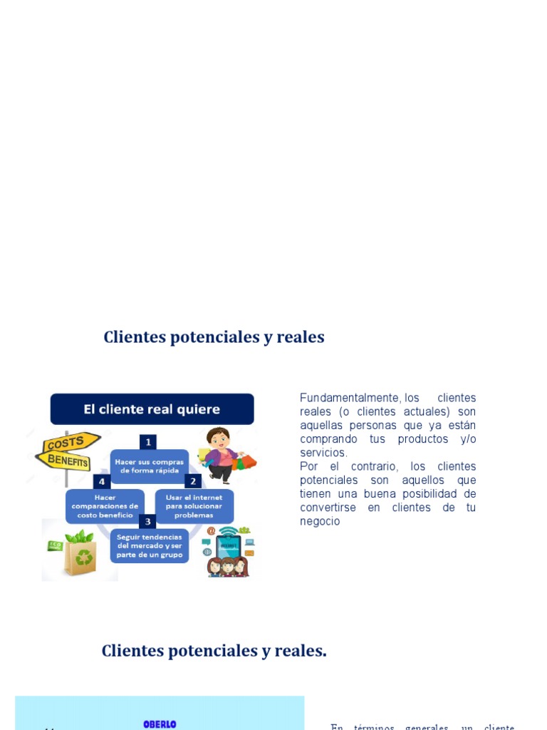 Clientes Potenciales y Reales | PDF