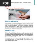 Colocacion de Monitor y Electros | PDF | Electrocardiografia | Presión sanguínea