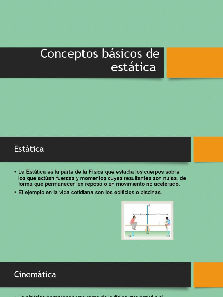 Conceptos Basicos de Estatica | PDF
