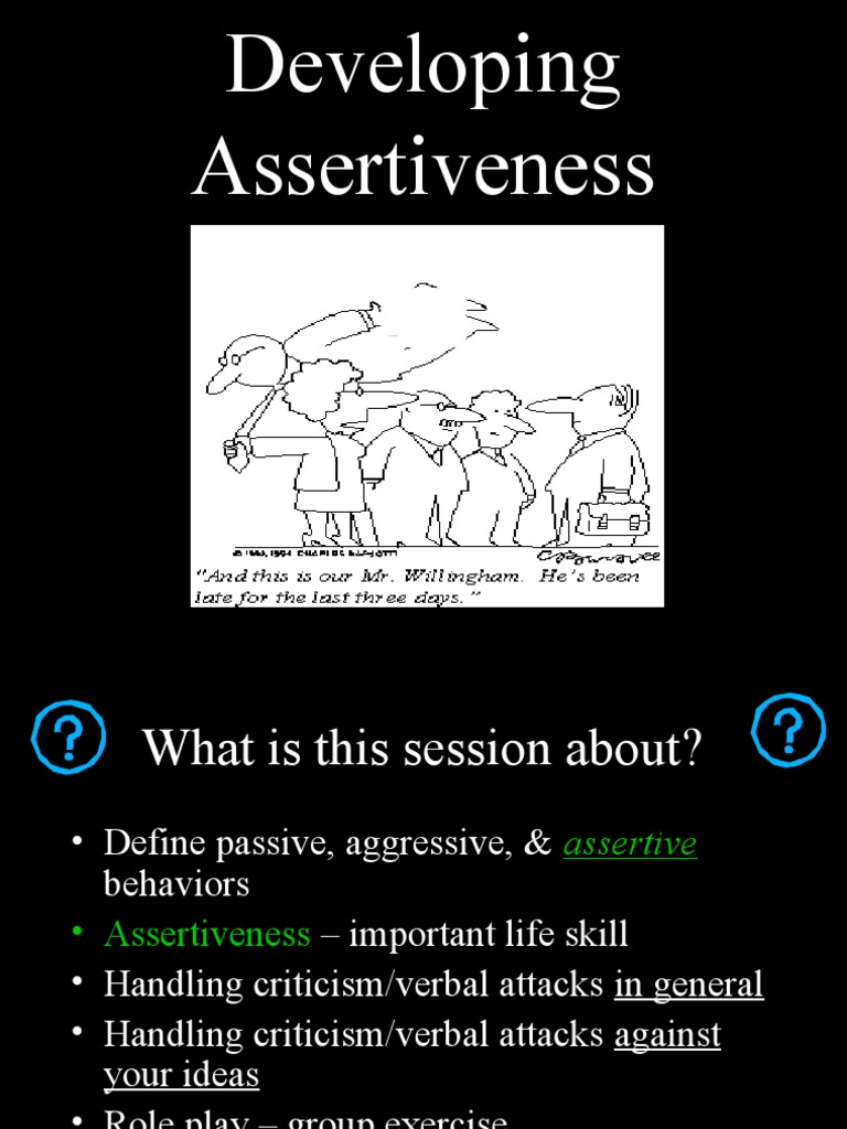 Mastering Assertiveness Skills | PDF | Aggression | Anger