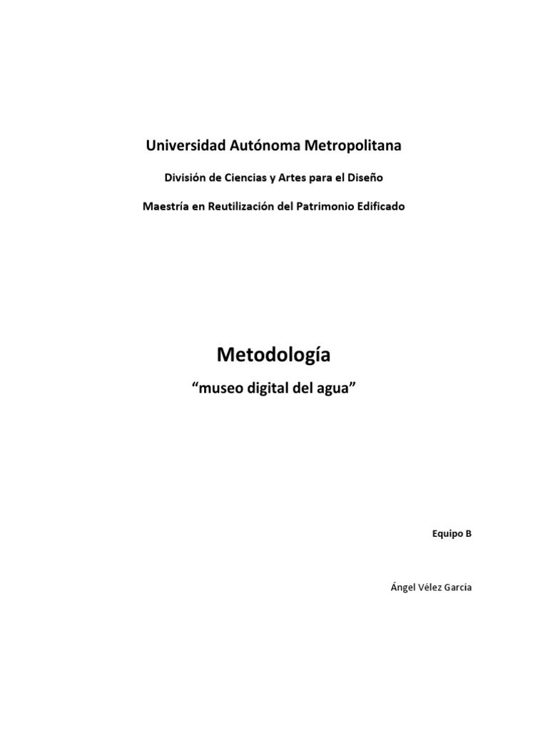 Protocolo Museo Digital Del Agua | PDF | Arte
