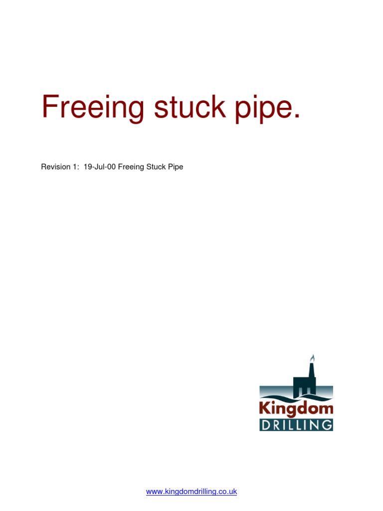 Freeing Stuck Pipe | Download Free PDF | Civil Engineering | Chemical ...