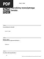 Sprawdzian Historia Klasa 6 Dział 4 | PDF