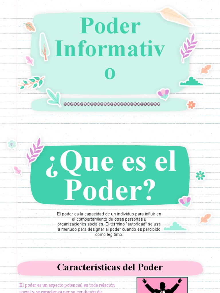 Poder Informativo: Ejemplos y Consecuencias | PDF | Información ...
