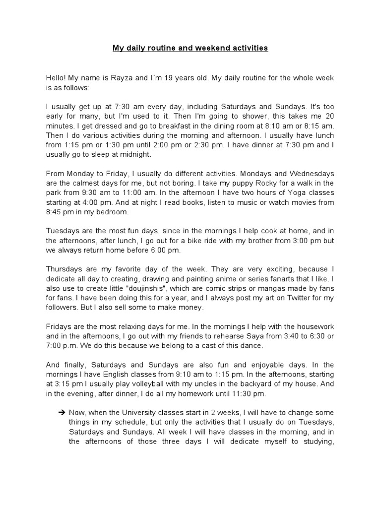 XXXXXXXXXX | PDF | Workweek And Weekend