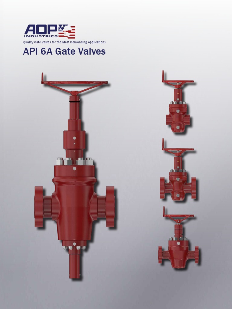 Aop Gate Valve 1 | PDF | Valve | Bearing (Mechanical)