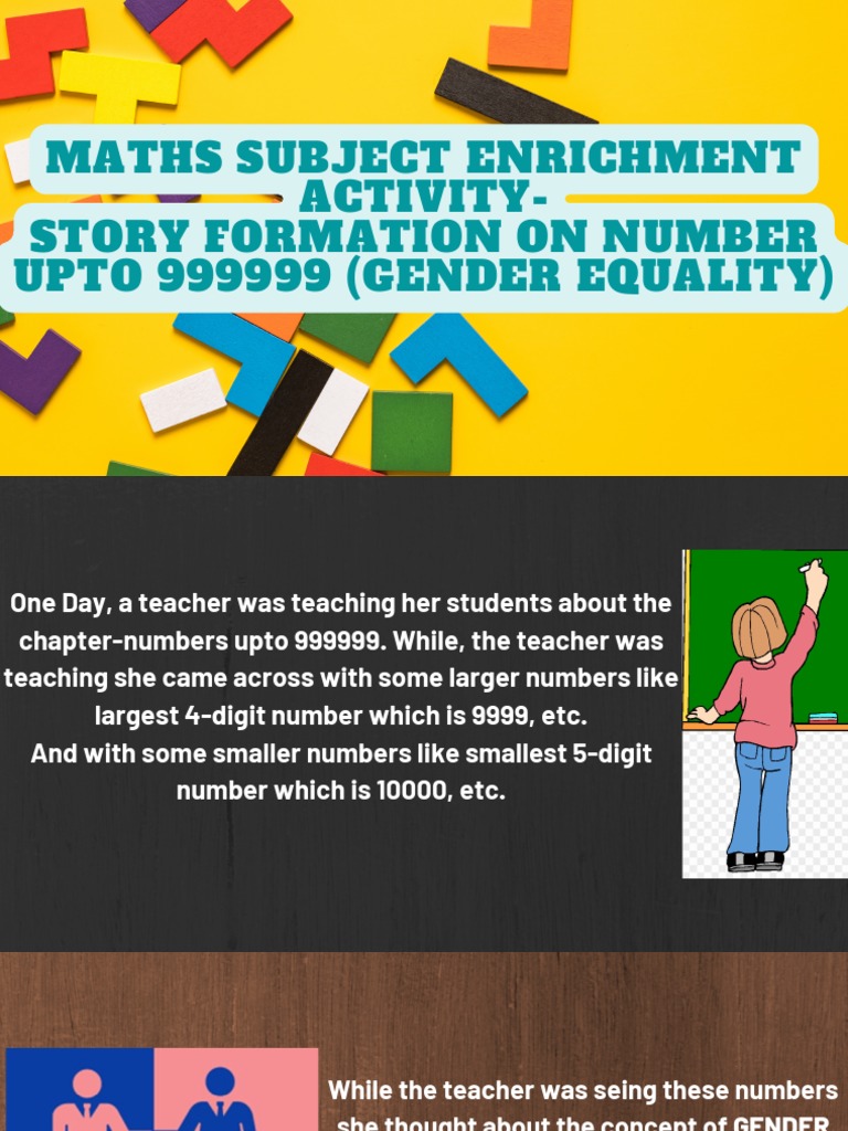 Story on Numbers & Gender Equality | PDF | Gender Studies | Gender ...