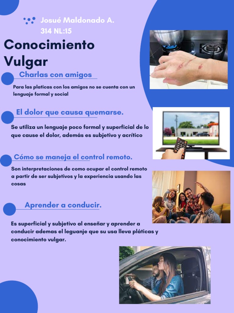 Conocimiento Vulgar | PDF