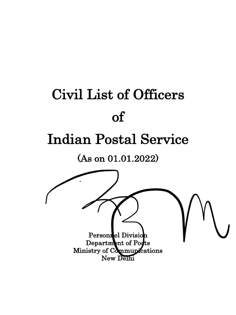 Civil List 2022 | PDF