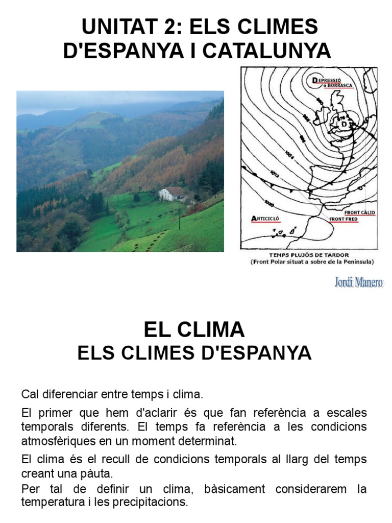 Els Climes Des Panya I Cat A Lunya | PDF