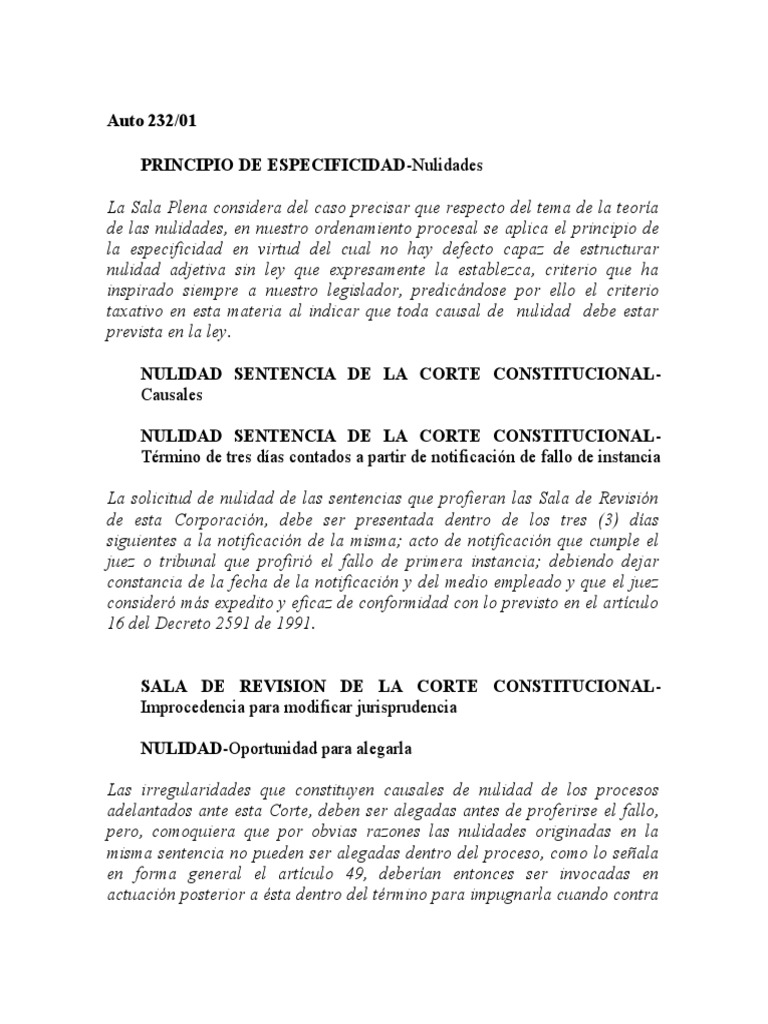 A232-01-Integración Normativa | PDF | Ley procesal | Sentencia (ley)