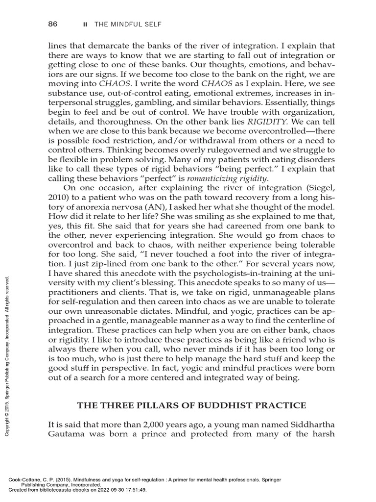 Mindfulness and Yoga For Self-Regulation A Primer ... - (Part II The ...