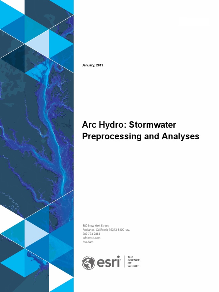 Arc Hydro - Stormwater Processing | Download Free PDF | Drainage Basin ...