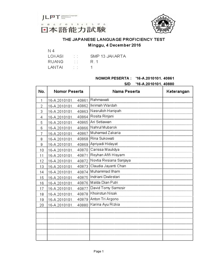 Adoc - Pub - The Japanese Language Proficiency Test Minggu 4 de | PDF