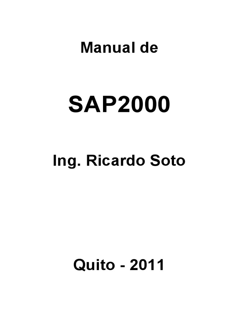 Manual SAP2000 | PDF | Ventana (informática) | Sistema coordinado
