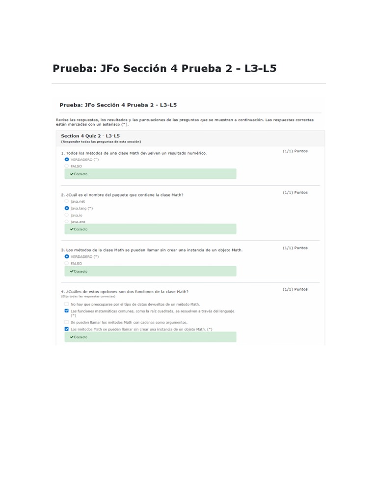 Pruebas JFo Secciones 4 y 5 | PDF | Informática
