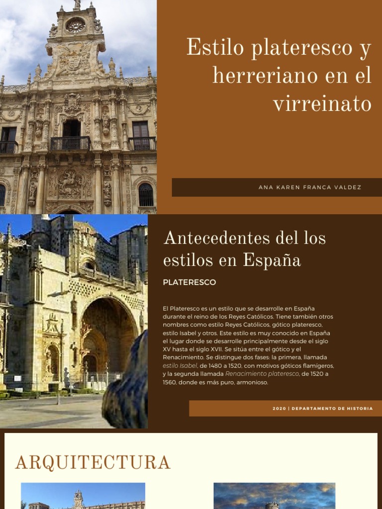 Estilo Plateresco y Herreriano en El Virreinato | PDF | Arquitectura gótica | Nueva españa