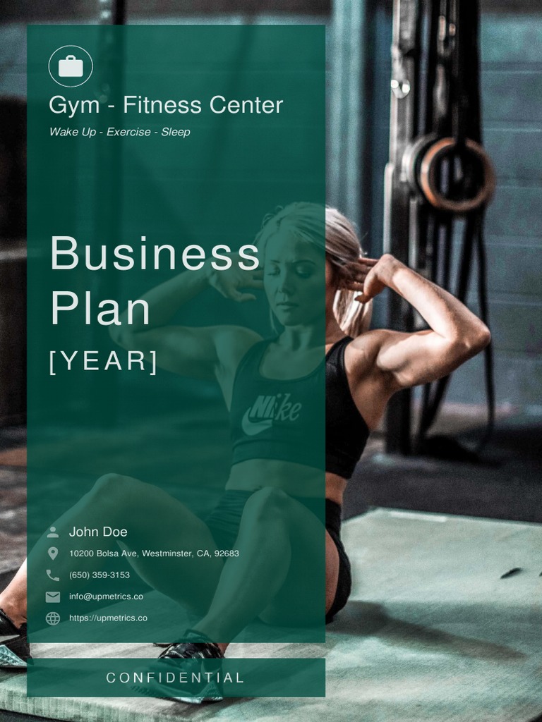 Gym Business Plan Example | PDF | Marketing | Physical Therapy