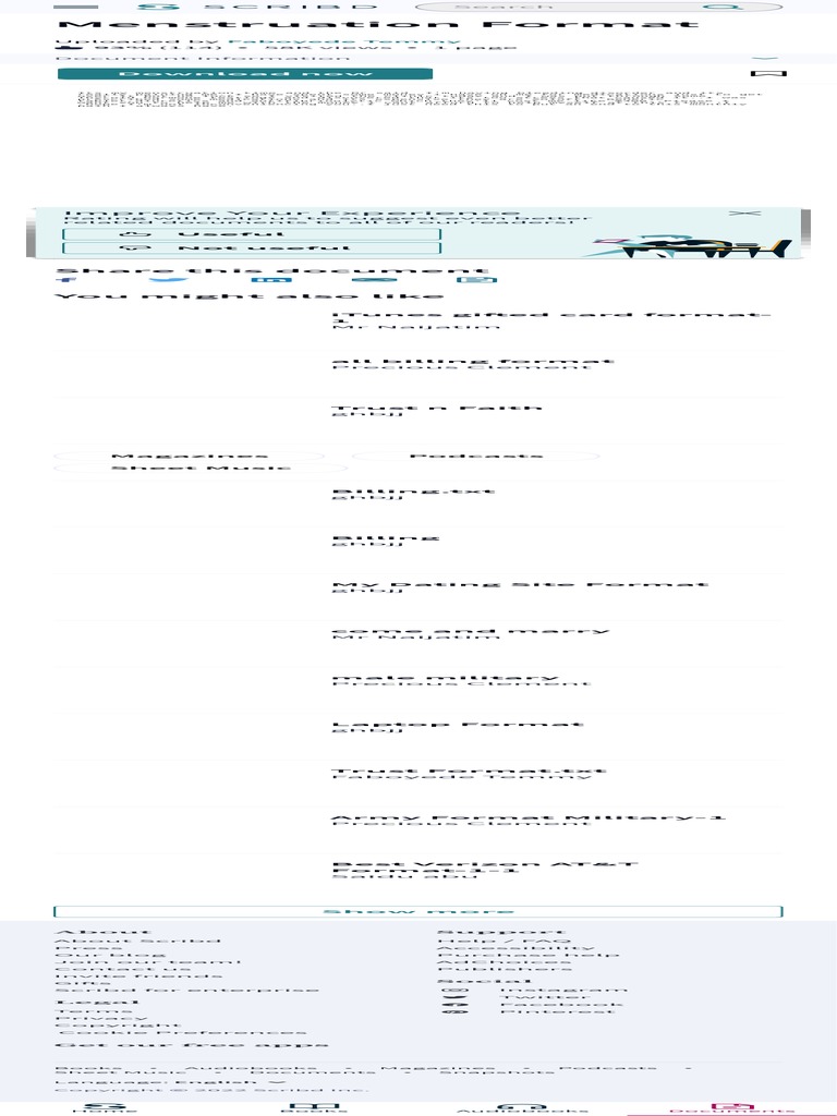 Menstration | PDF | Scribd | Communication