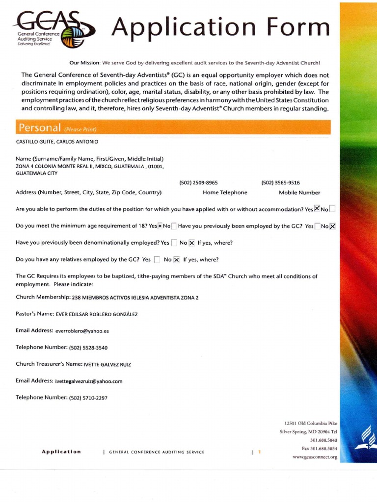 Gcas Aplication | PDF