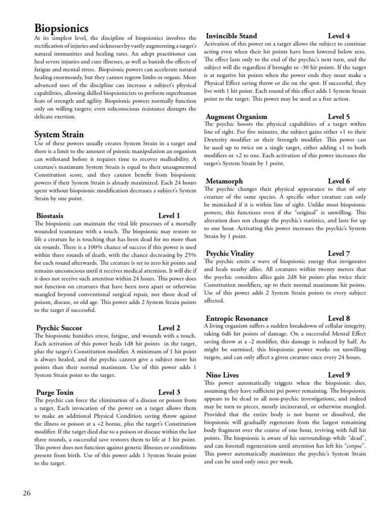 1 Sted Psionic | PDF