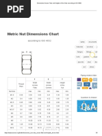 Metric Clearance Hole Chart PDF | PDF | Screw | Equipment