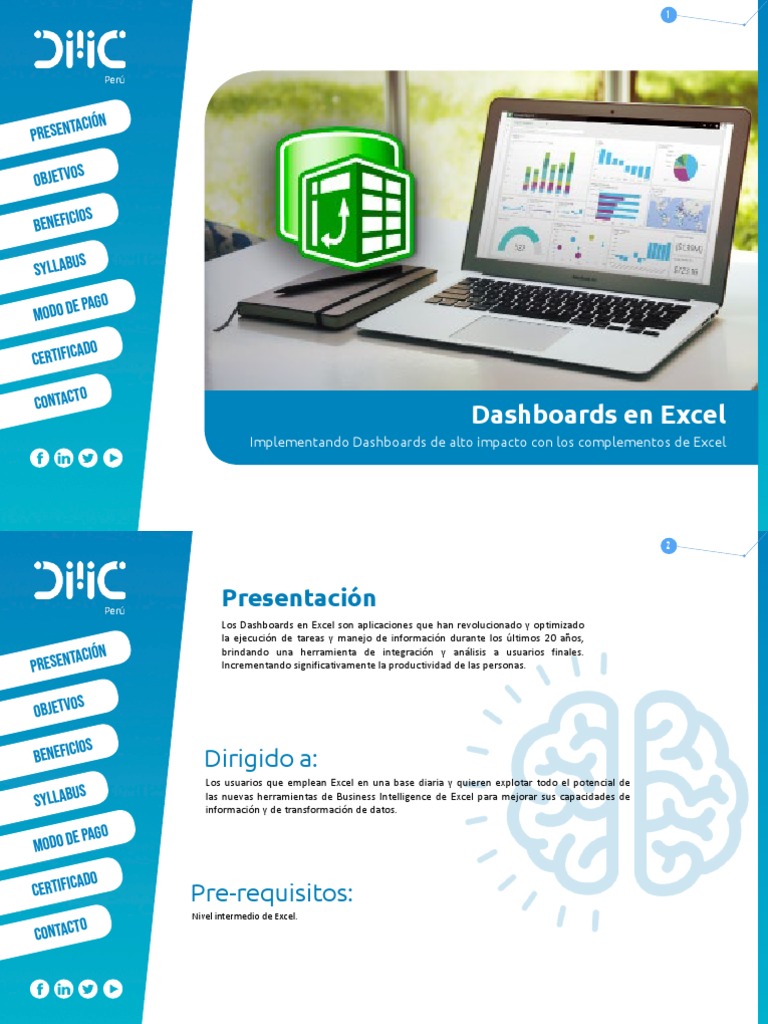 Dashboards en Excel 2019 | PDF | Microsoft Excel | Bases de datos