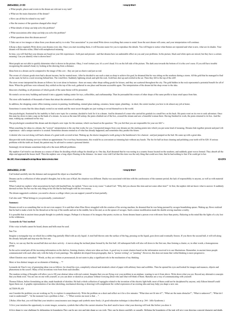 Russian Book On Mind Hacking Part 2 | PDF | Thought | Dream