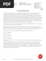 Oswestry Low Back Disability Questionnaire | PDF | Medicine | Clinical ...