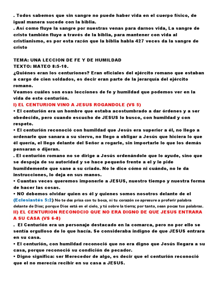 Un Palabra Tuya Bastara para Sanarme | PDF | Orgullo | Jesús