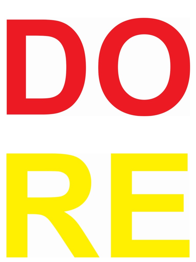 Notas Musicales de Colores | PDF