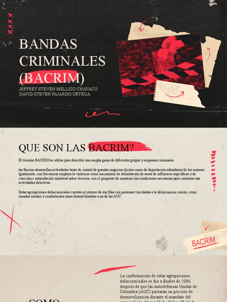 Bacrim: Origen y Actividades Criminales | PDF | Crímenes | Crimen y ...