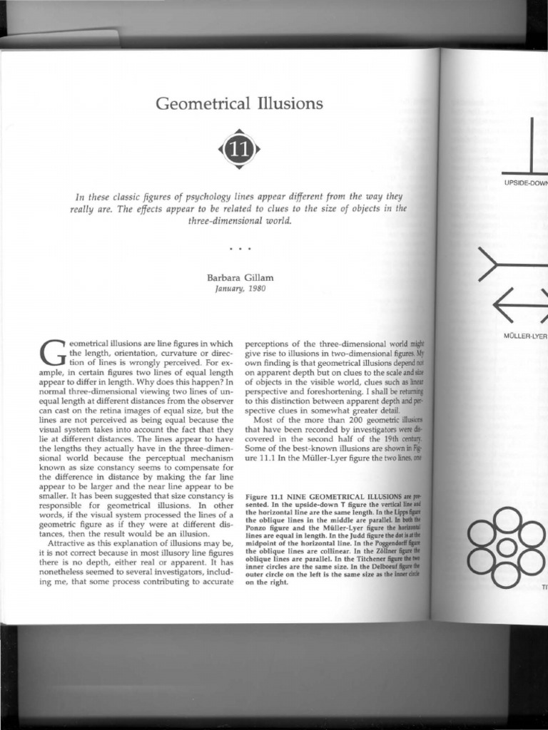 Gillam 1986 English | Download Free PDF | Perception | Perspective (Graphical)