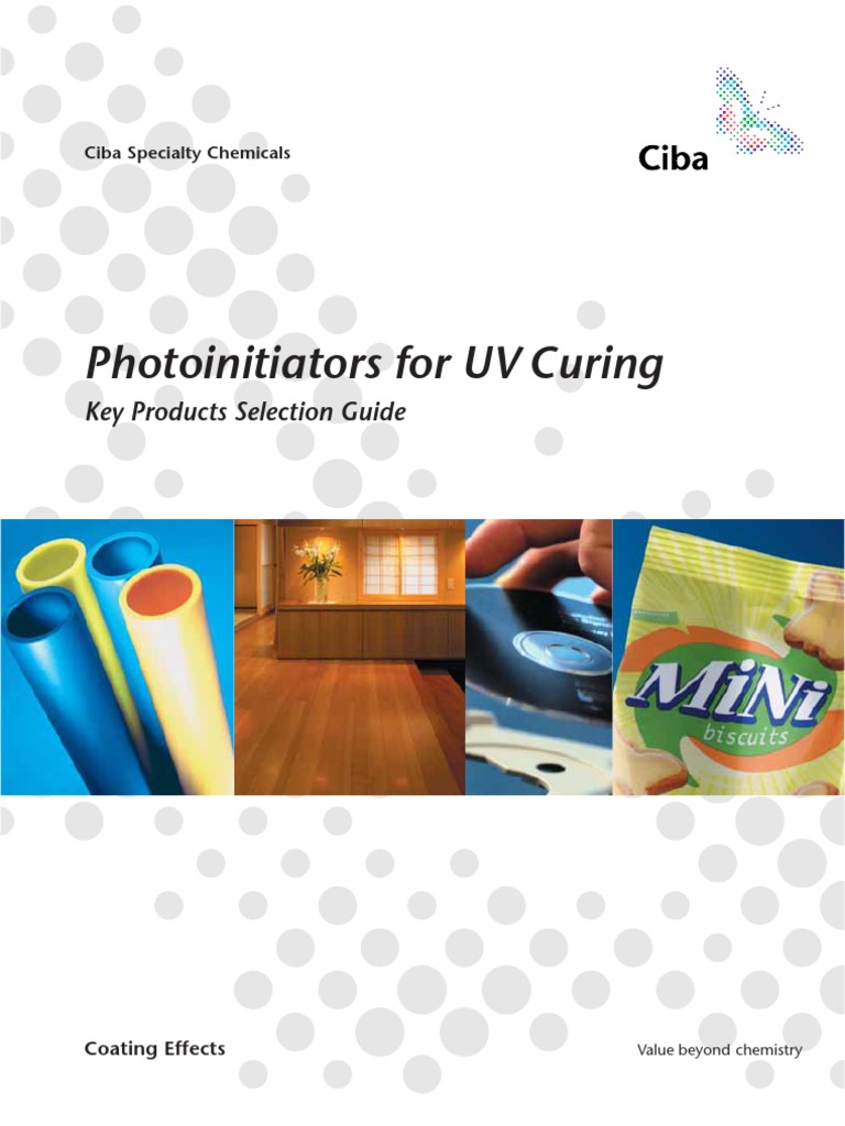 Photo Initiators For UV Curing | PDF | Ultraviolet | Epoxy