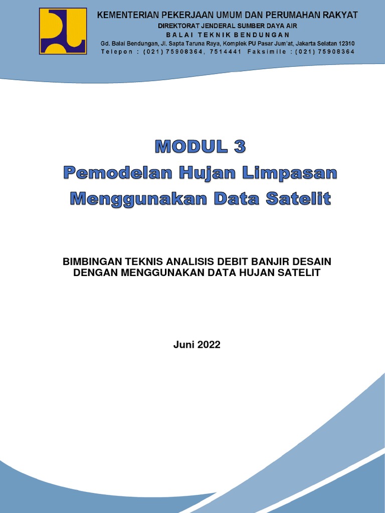 Modul 3 Pemodelan Hujan Limpasan Menggunakan Data Satelit - OK | PDF ...