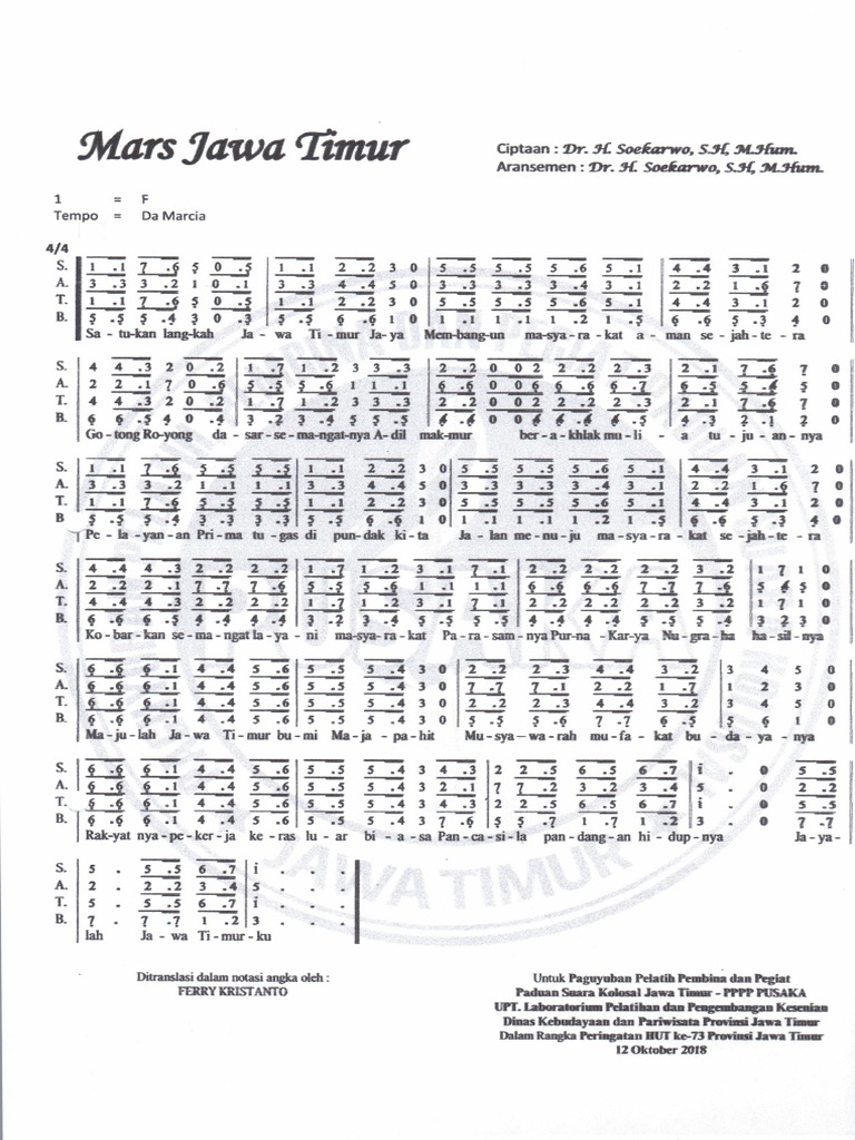 Mars Jawa Timur | PDF