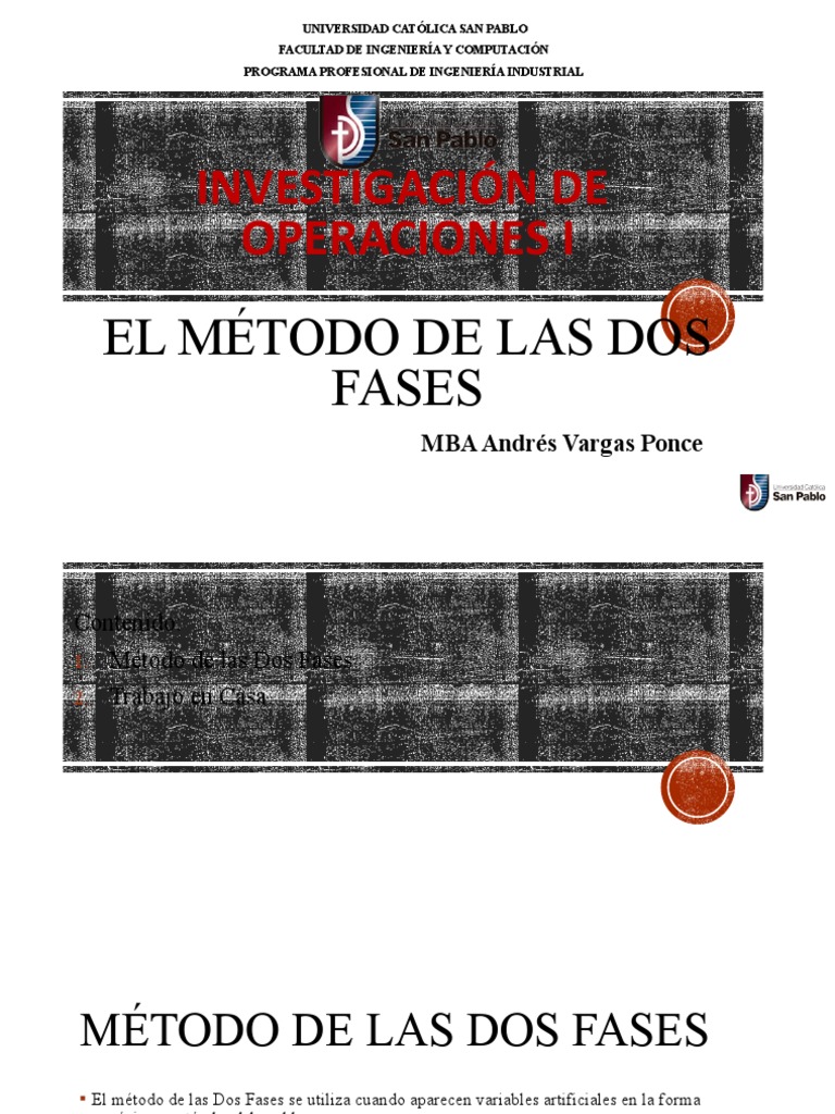 Método Dos Fases | Descargar gratis PDF | Matemáticas Aplicadas