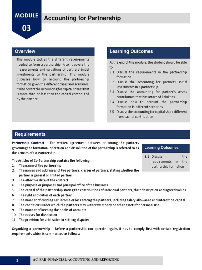 Ac - Far Module 03 | PDF