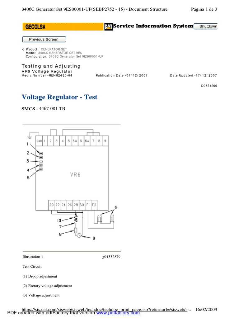 Voltage Test 1 | PDF | Electric Generator | Alternating Current