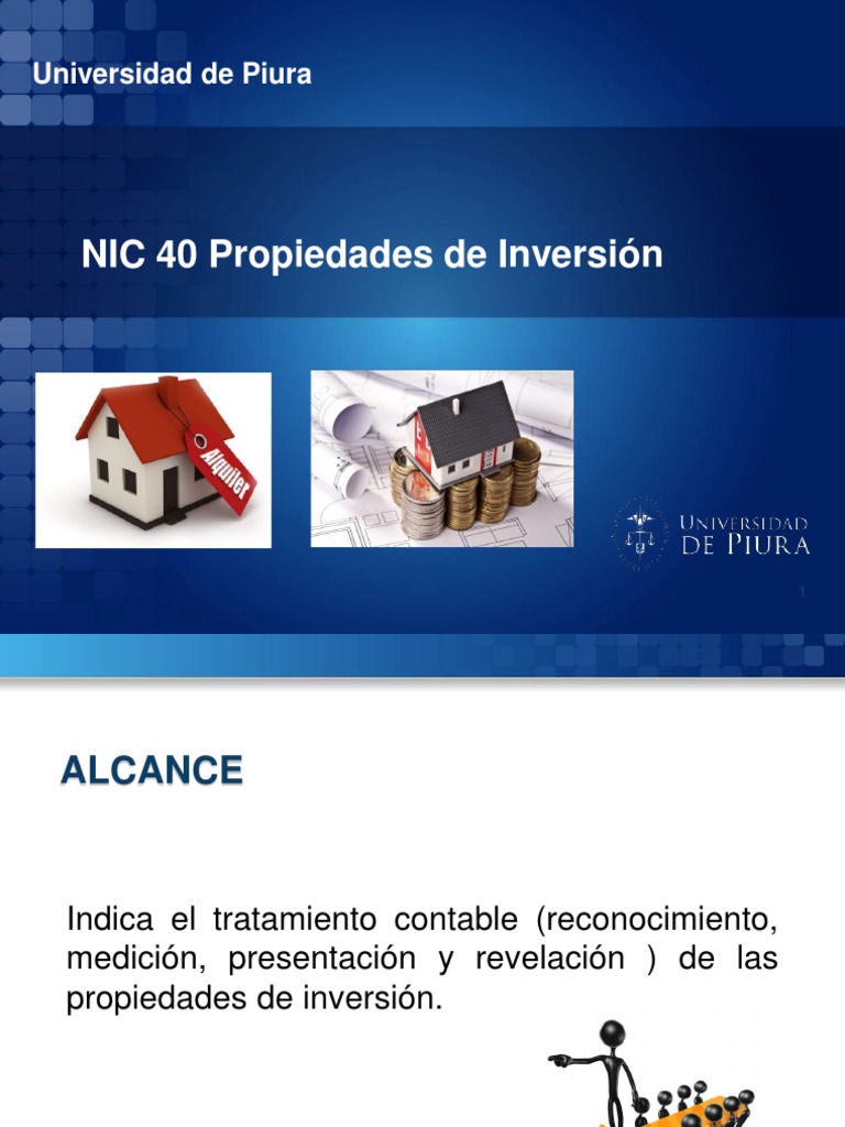 Presentacion NIC 40 - Reconocimiento | PDF | Inversiones | normas ...