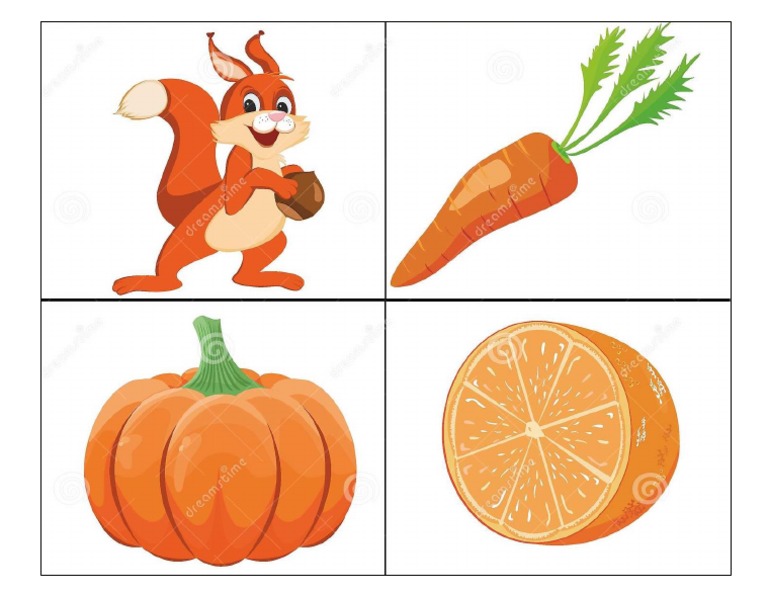 Dibujos Color Anaranjado | PDF