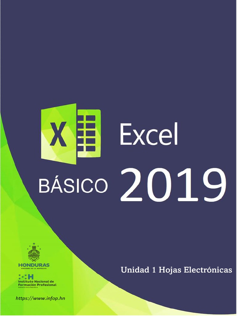 Unidad 1 Excel 2019 | PDF | Microsoft Excel | Hoja de cálculo
