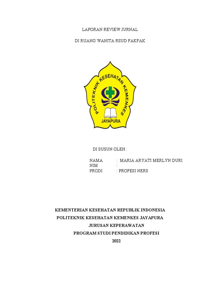 LAPORAN REVIEW JURNAL K Merlin | PDF